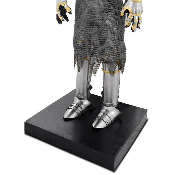 GDFB Churburg Suit of Plate Armor 16 Gauge HMB Battle Ready – Federschwert